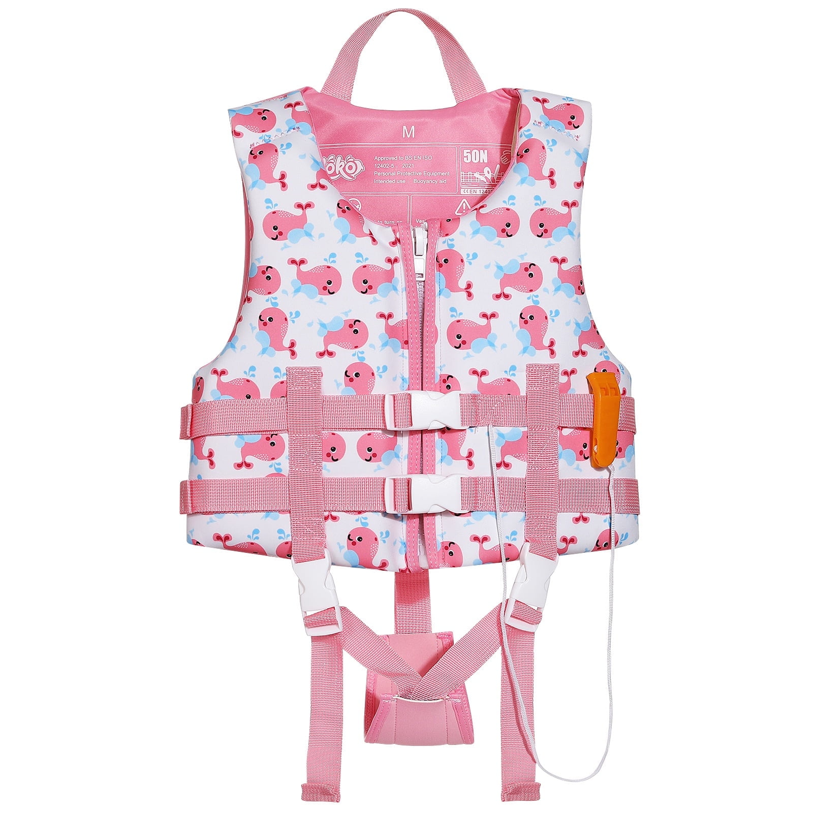 MoKo Kids Swim Vest for Boys Girls, Swimming Training Float Jacket ...