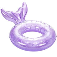 TreasureGurus Inflatable Rainbow Dolphin Swimming Pool Float - Walmart.com