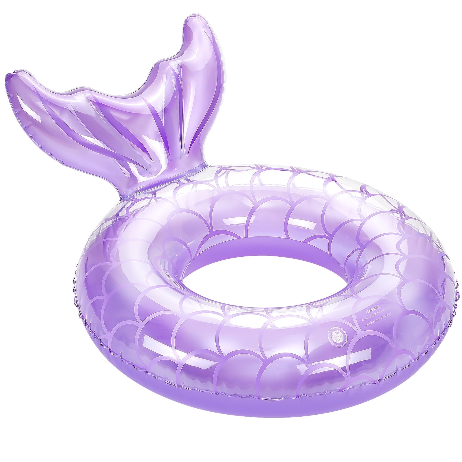 MoKo Mermaid Inflatable Pool Floaties for Kids & Adults, Summer Swim ...