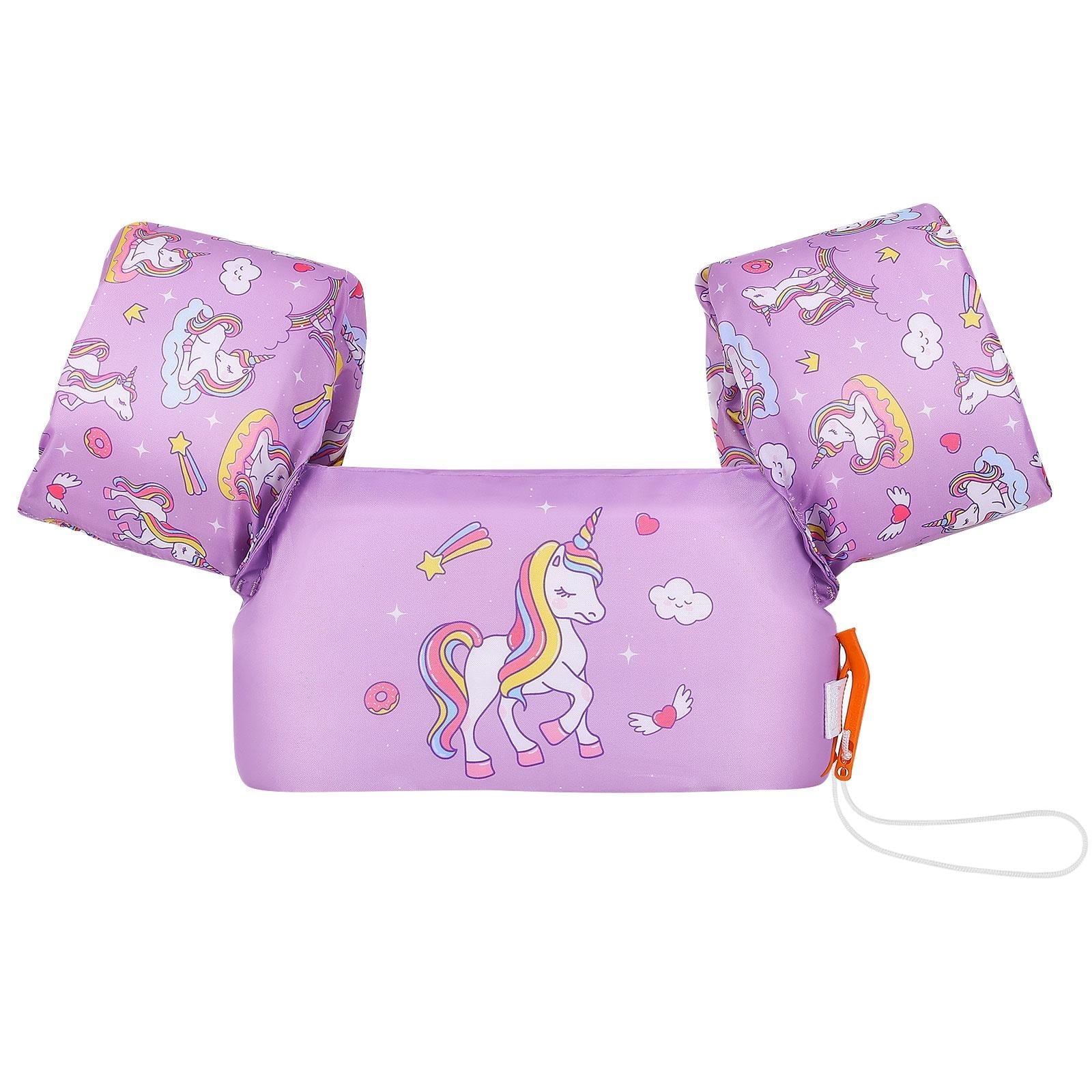 MoKo Kids Swim Vest, 20-50lbs, Arm Band with Whistle, Security Buckle ...