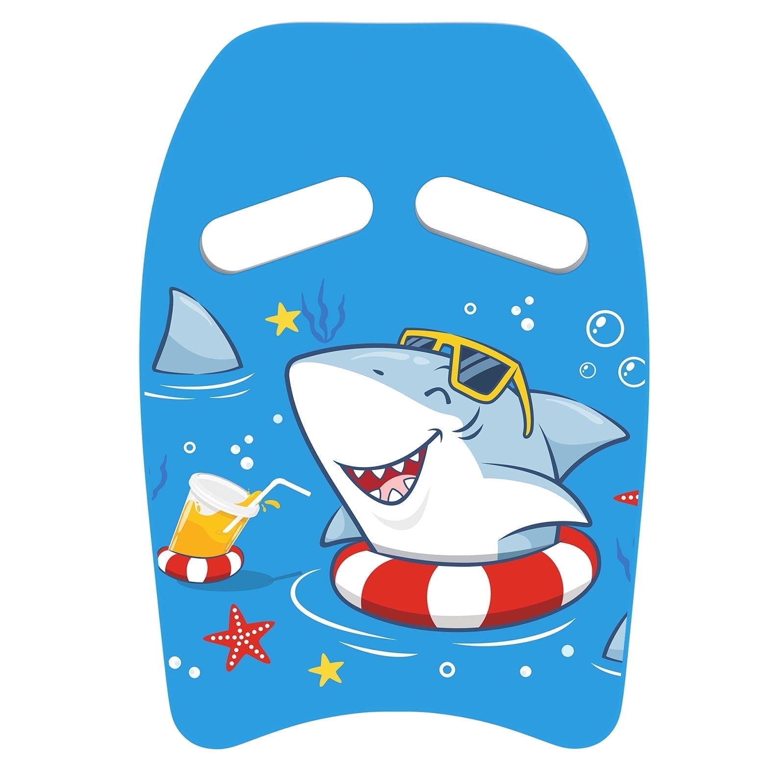 MoKo Swimming Kickboard for Kids, Blue Shark Design, Pool Training Aid ...