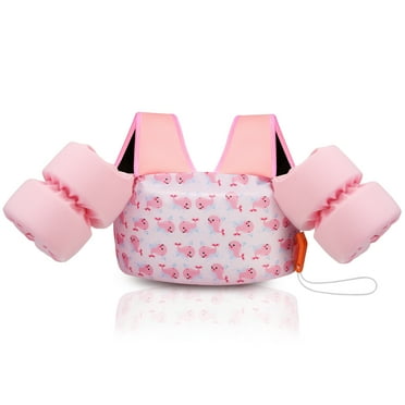 Life jackets for kids, Pool Floats Swim Vest Kids Jacket for 2-6, Arm ...