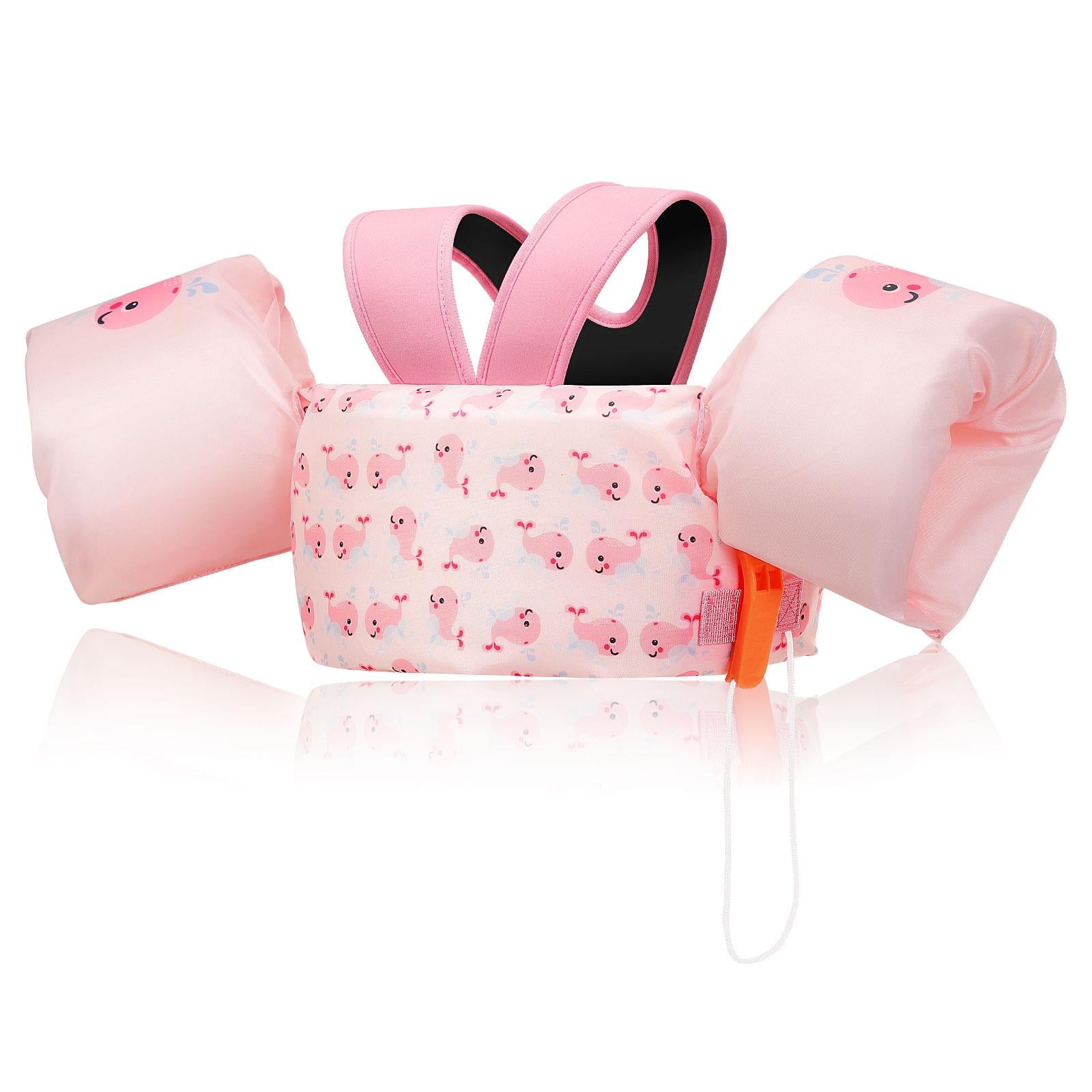 MoKo Kids Swim Vest Float, Arm Floaties Training Aid, 20-50lbs ...