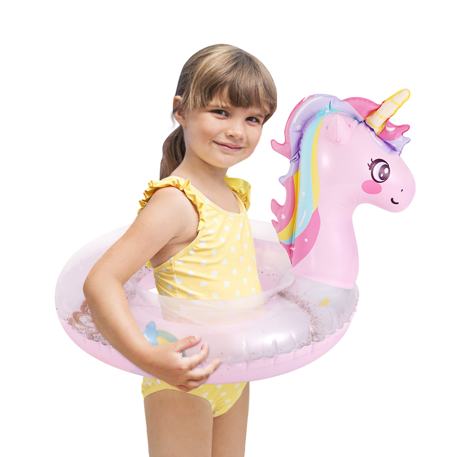 Afro Unicorn 39-Inch "Unique" Unicorn Inflatable Swim Ring Float for ...