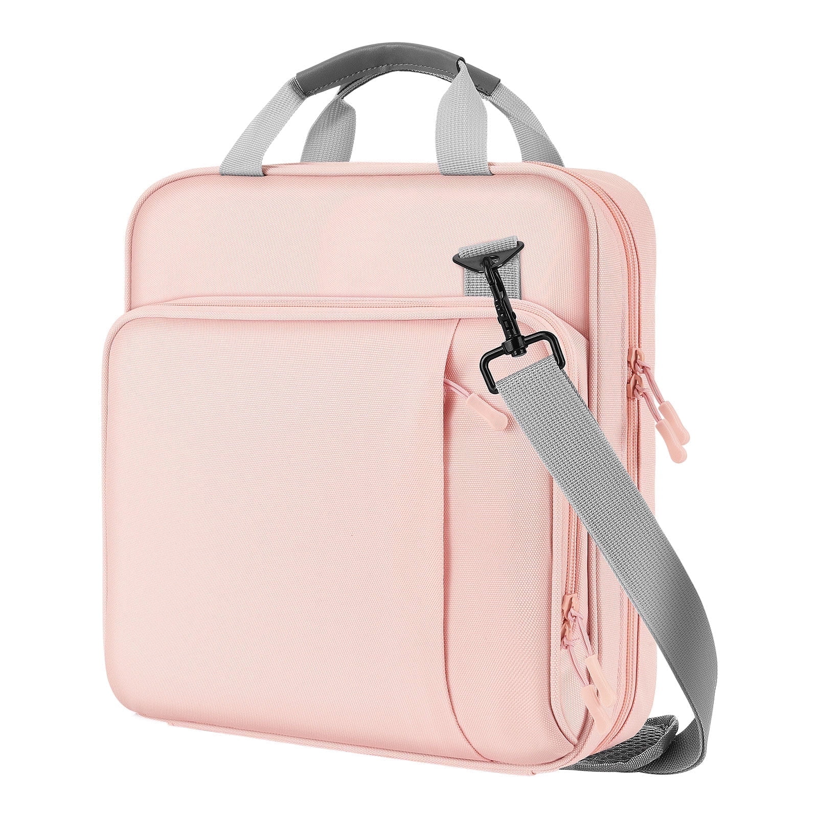 MoKo Zipper Binder with Strap Handle, 2 inch 3 Ring 500 Sheet Capacity Multi-Pockets Binder ...