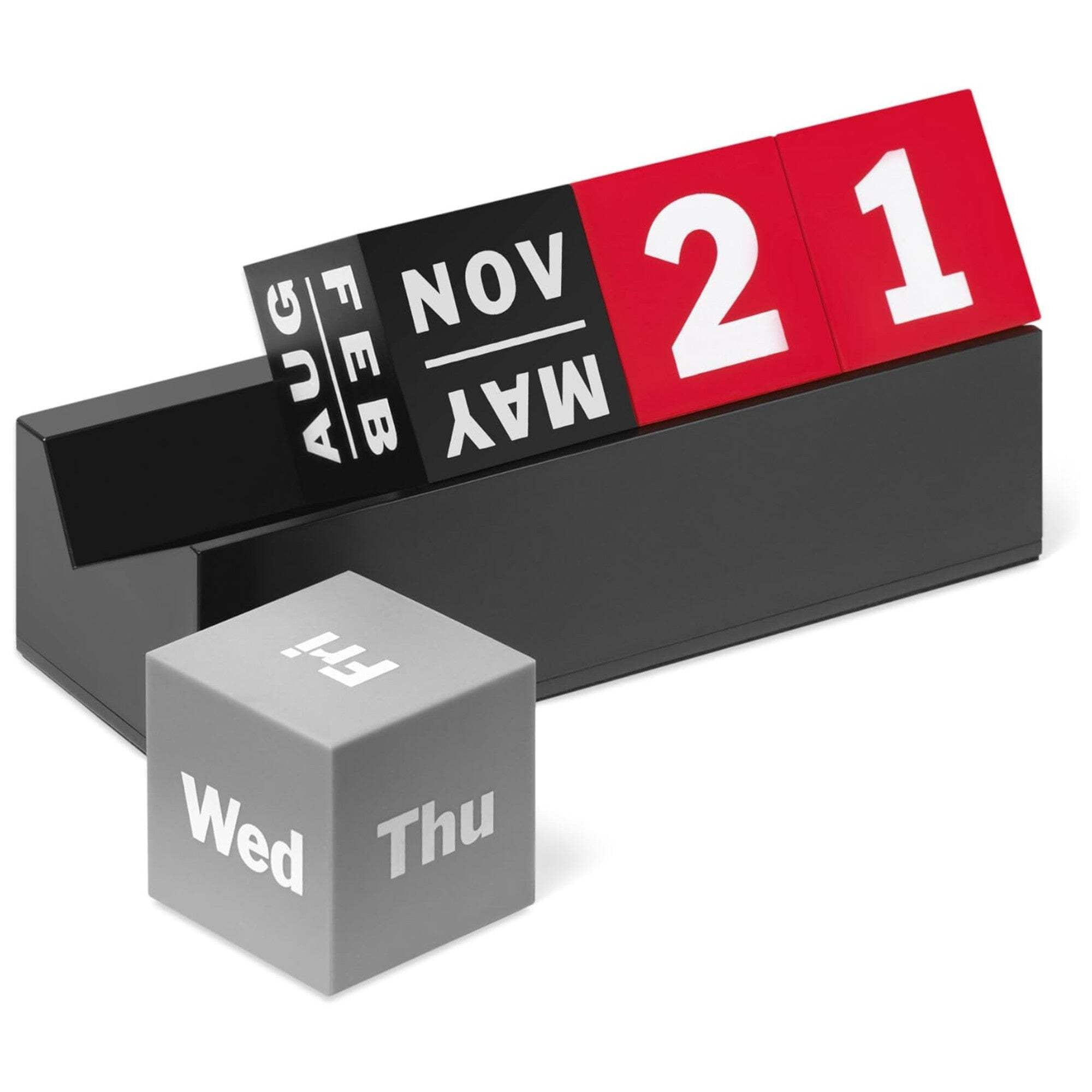 MoMA Modern Art Perpetual Desk Calendar Red, White, Black and Grey ...
