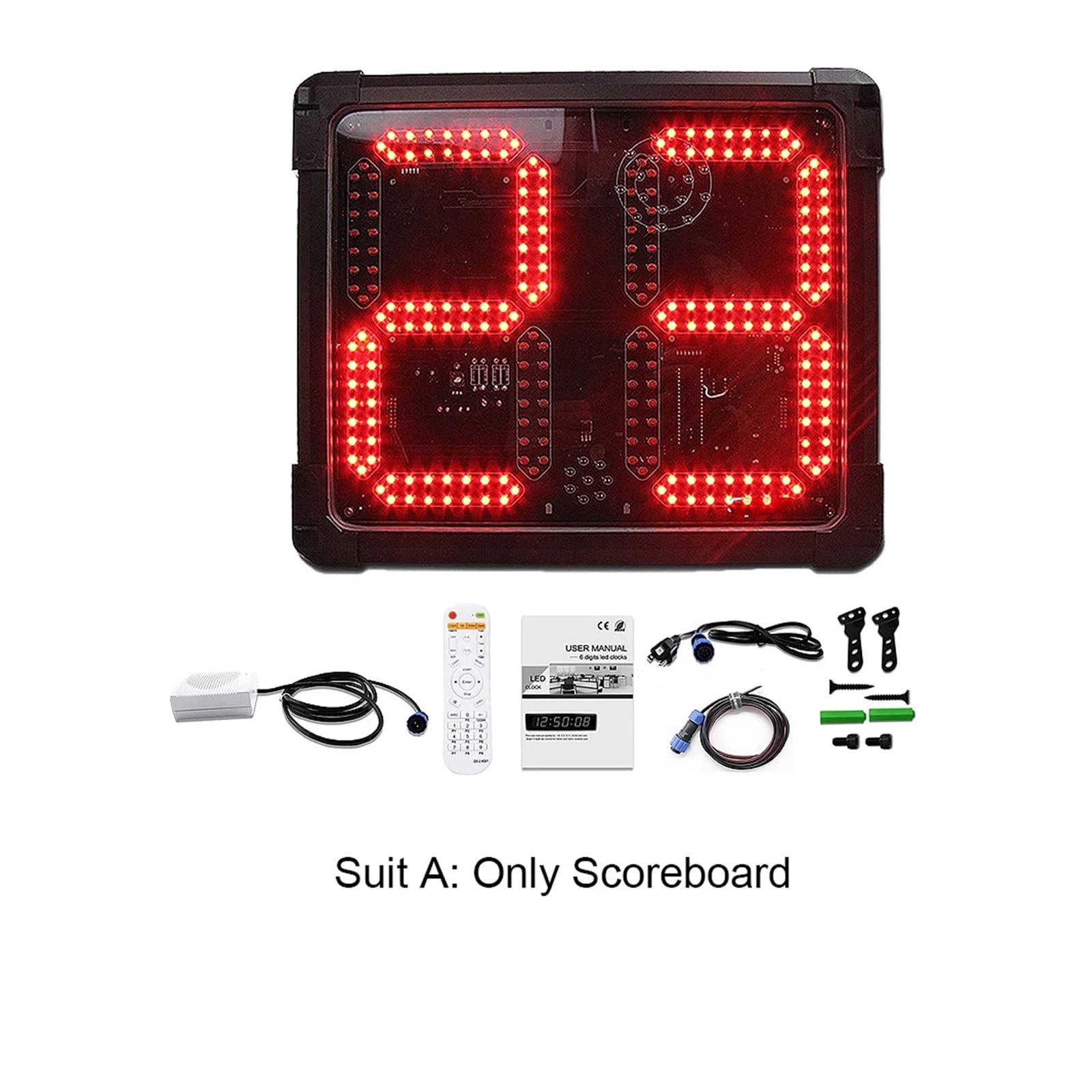 MoMo Remote Control Aluminum Alloy RB-GO2D-8R LED Shot Clock Used for ...