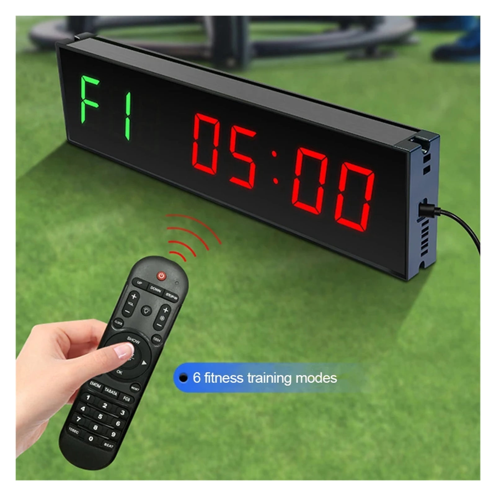 Momo Super Large Screen Gym Timer 1 5 Inch Digits Count Down Up Timer