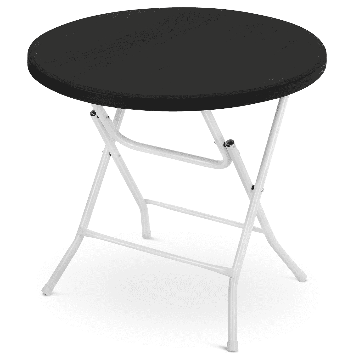 MoNiBloom Lightweight Collapsible Round Folding Table, 2.6Ft, Portable ...