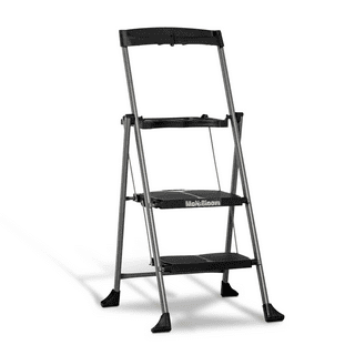 Rubbermaid RMS-3T 3-Step Steel Step Stool with Project Tray, 225-pound ...