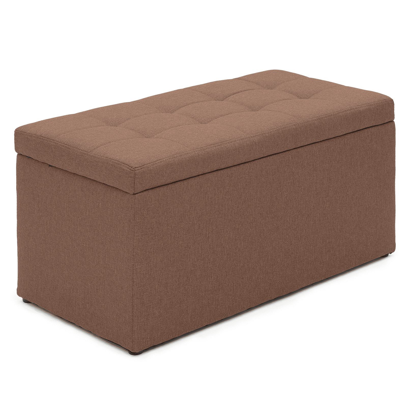 MoNiBloom 31" Storage Ottoman Bench Upholstered Seat Footrest Shoe ...