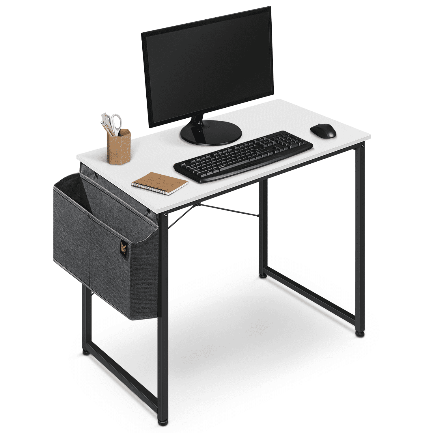 "MoNiBloom 32"" Sturdy Computer Desk, Home Office Workstation with ...