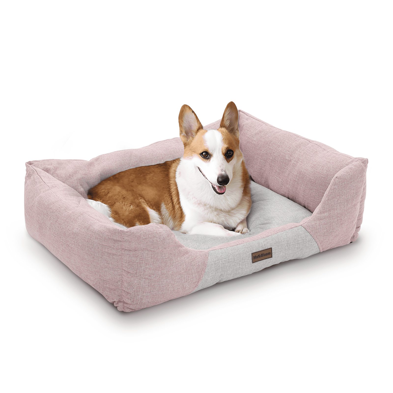MoNiBloom 32" Cuddler Pet Bed for Small Medium Dogs, Soft and Washable ...