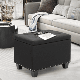 Homebeez Small Footstool Ottoman Modern Rectangle Chair Foot Rest Foot Step Stool Yellow Walmart