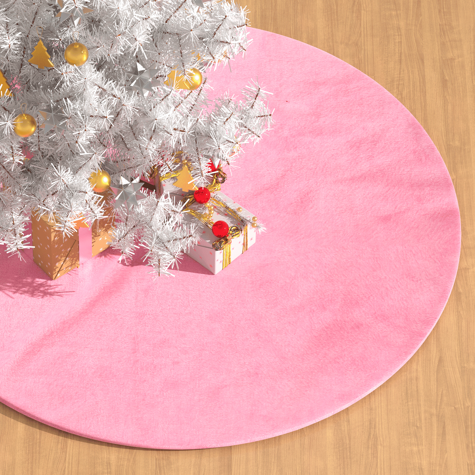 MoNiBloom Christmas Tree Skirt 47 inch, Velvet Christmas Tree Skirt for ...