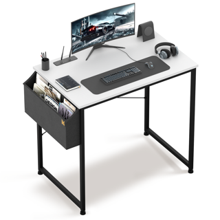 Leick Home 90400 Dottie Canted Leg Collapsible Folding Writing Computer ...