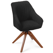 Studio Living Harvard Modern Swivel Accent Chair, Blue Chenille Fabric ...