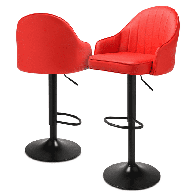 MoNiBloom Set of 2 Adjustable Counter Height Bar Stools, Modern Kitchen ... MoNiBloom Set of 2 Adjustable Counter Height Bar Stools, Modern Kitchen ...