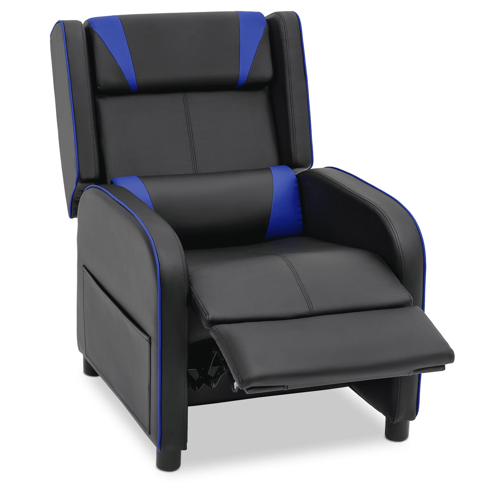 MoNiBloom Gaming Recliner Chair, Video Game Reclining Chair PU Leather ...