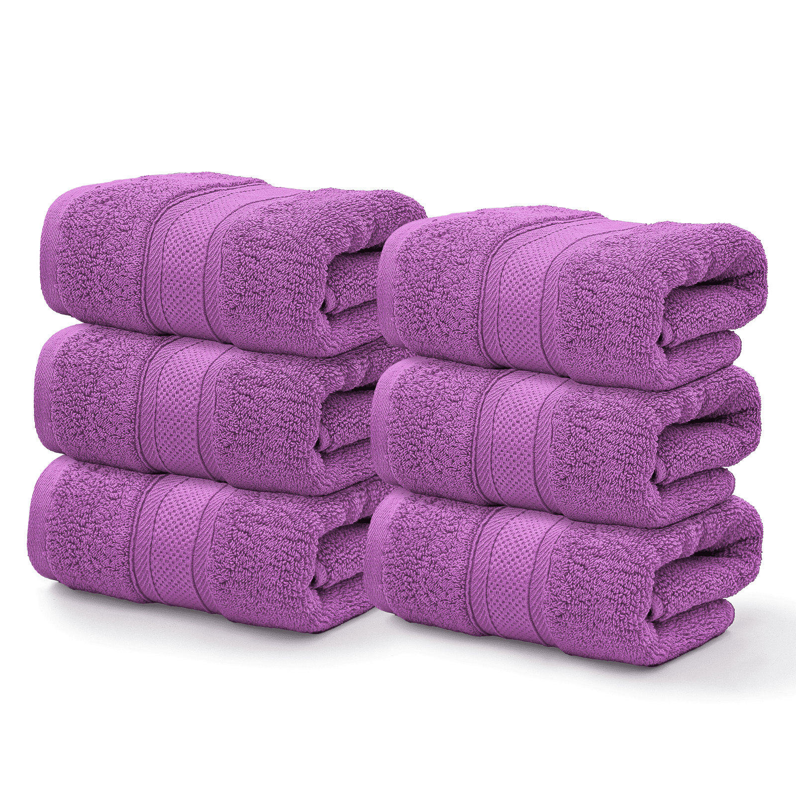 MoNiBloom Hand Towels for Bathroom, 6 Pack Premium Hand Towel Set ...