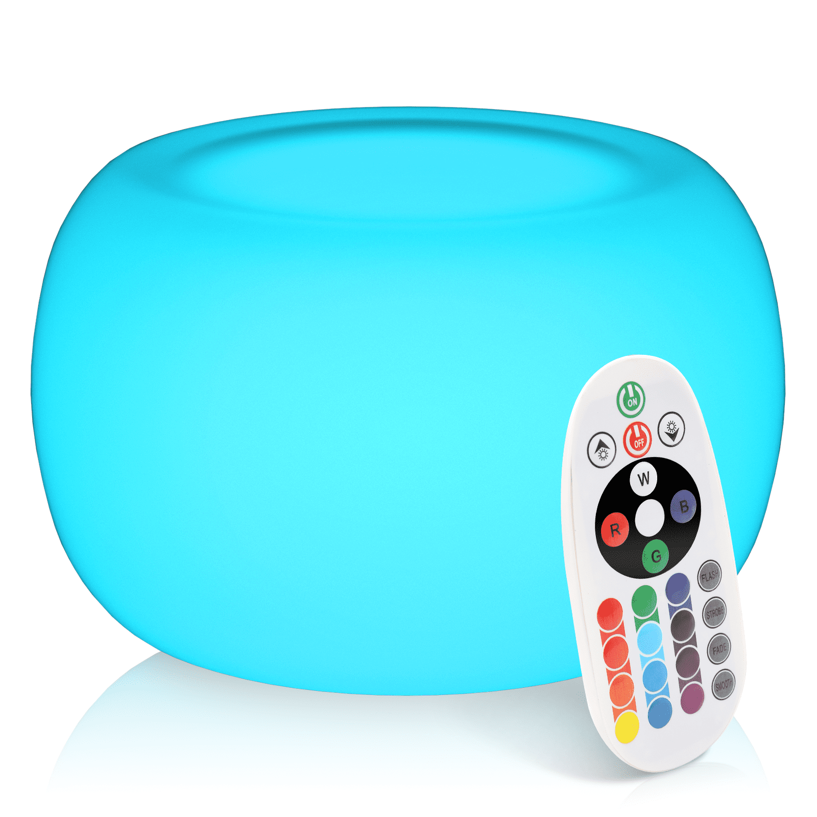 MoNiBloom LED Light Up Cocktail Table, 16 Color Changing Colors Pub ...