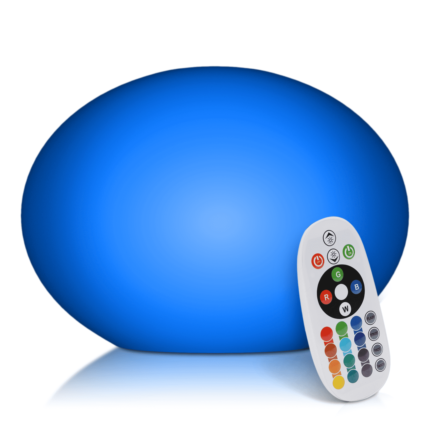 MoNiBloom LED Oblate Ball Light, RGB Color Changing Lamp with Remote ...