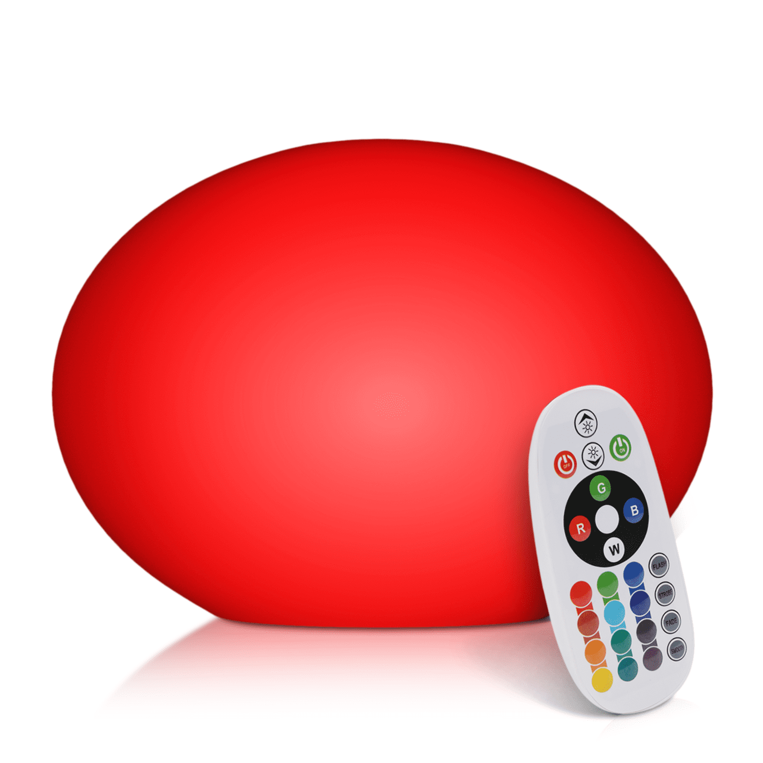 MoNiBloom LED Oblate Ball Light Waterproof Rechargeable Adjustable RGB ...