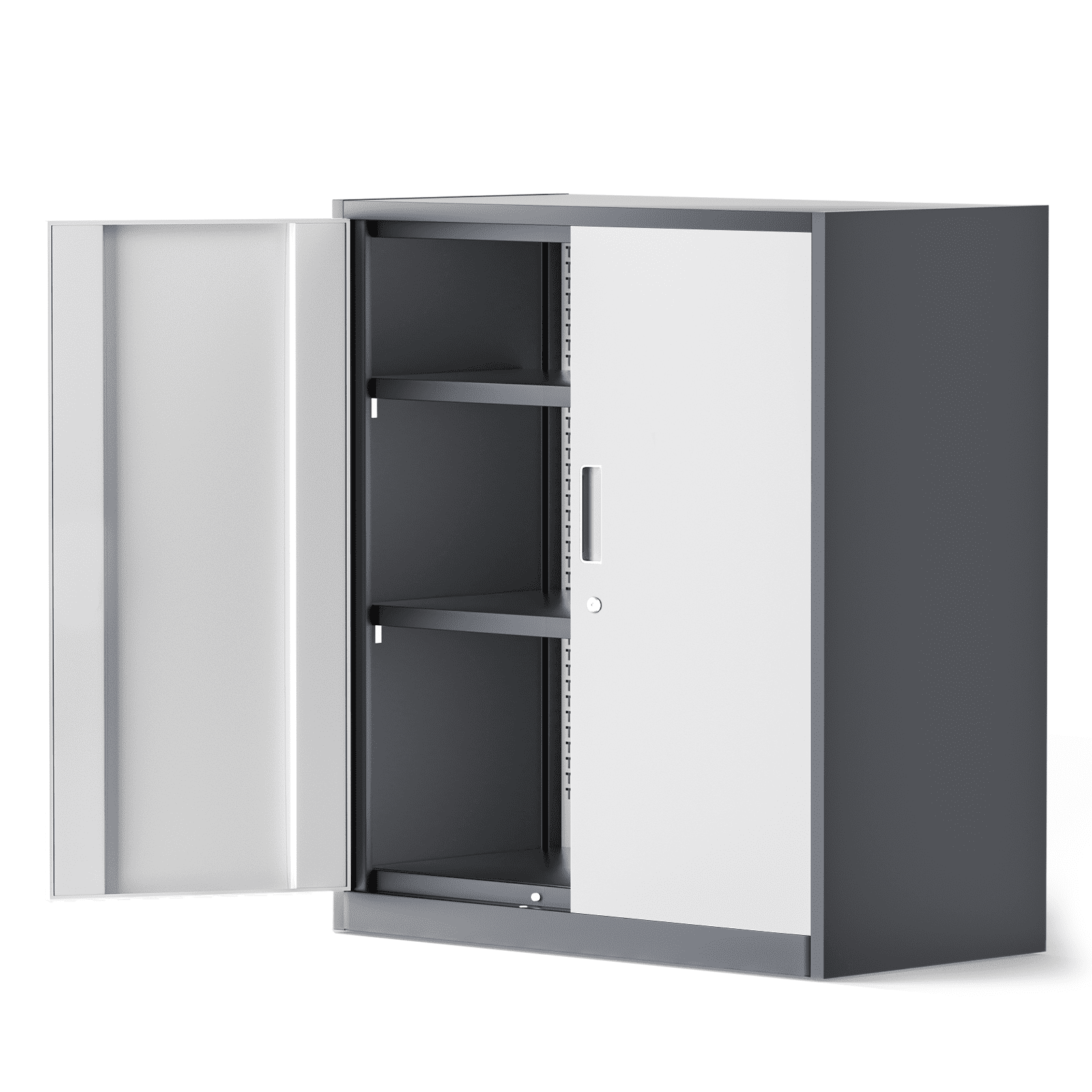 MoNiBloom Metal Cabinet, 36" Tool Steel Locking Cabinet with Doors ...