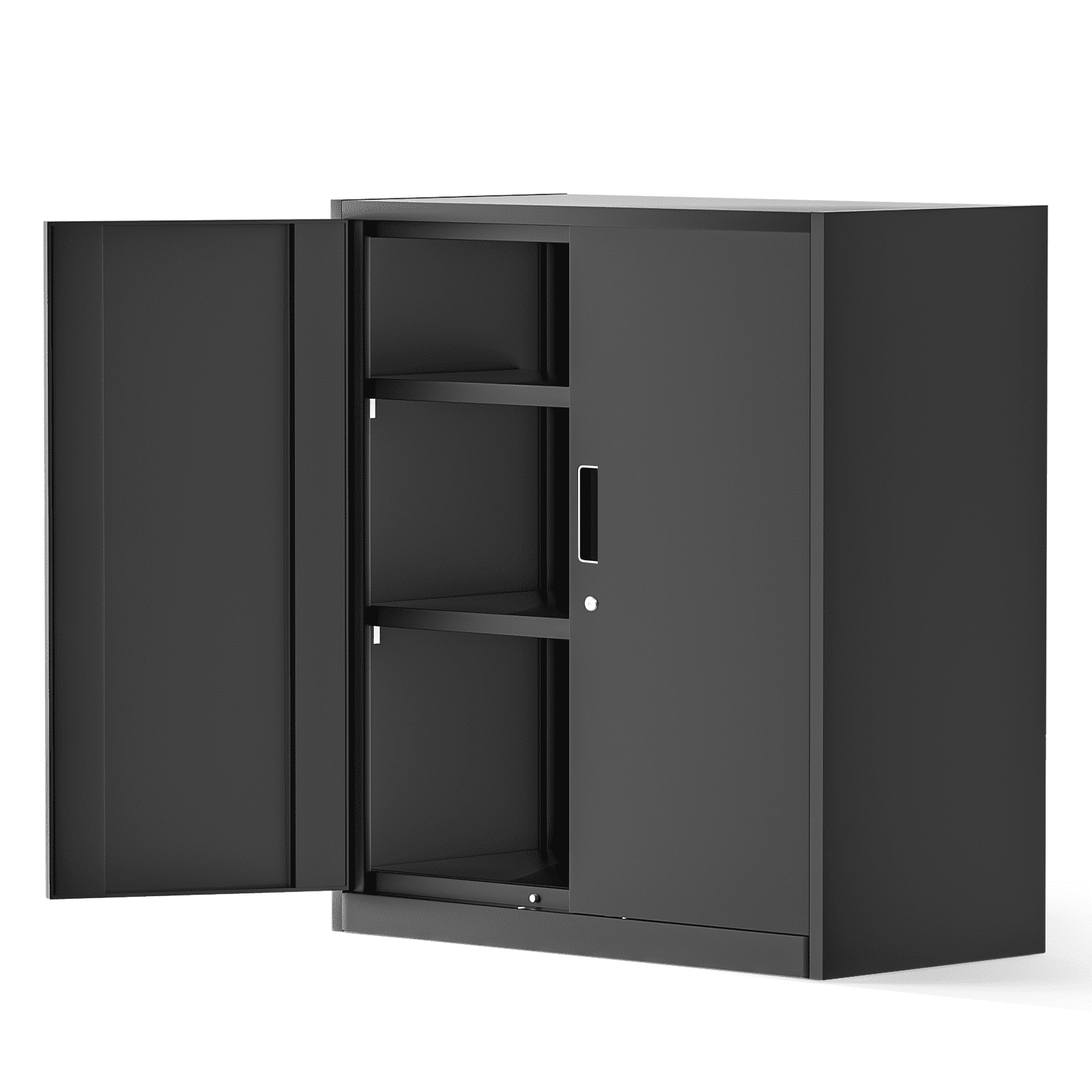 MoNiBloom Metal Cabinet, 36" Tool Steel Locking Cabinet with Doors ...