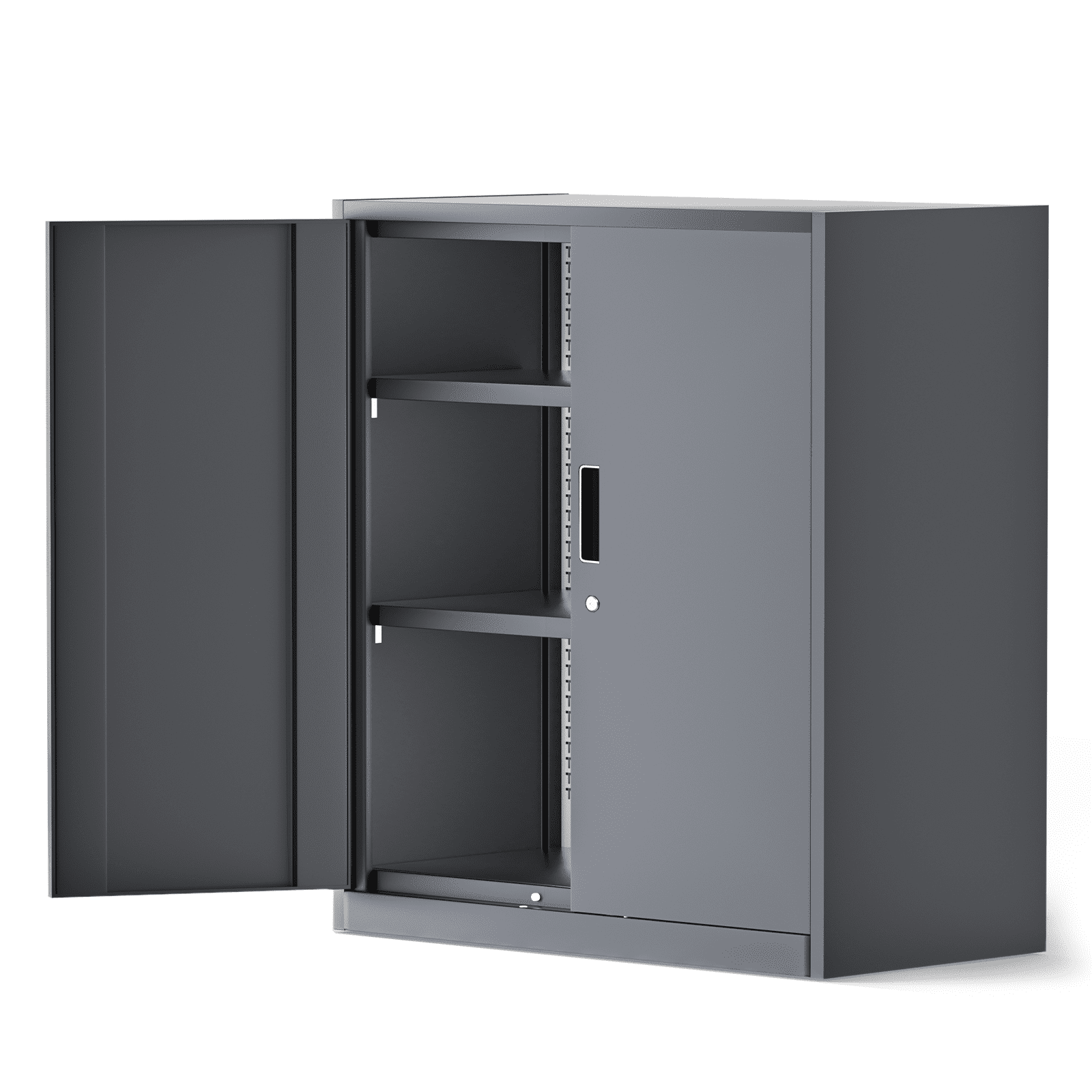MoNiBloom Metal Cabinet, 36" Tool Steel Locking Cabinet with Doors ...