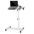 MoNiBloom Mobile Laptop Desk, Standing Desk with Wheels & Tilting ...