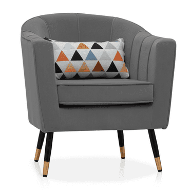 28 inch Widened Size PU Leather Accent Chair For Living Room Waiting ...