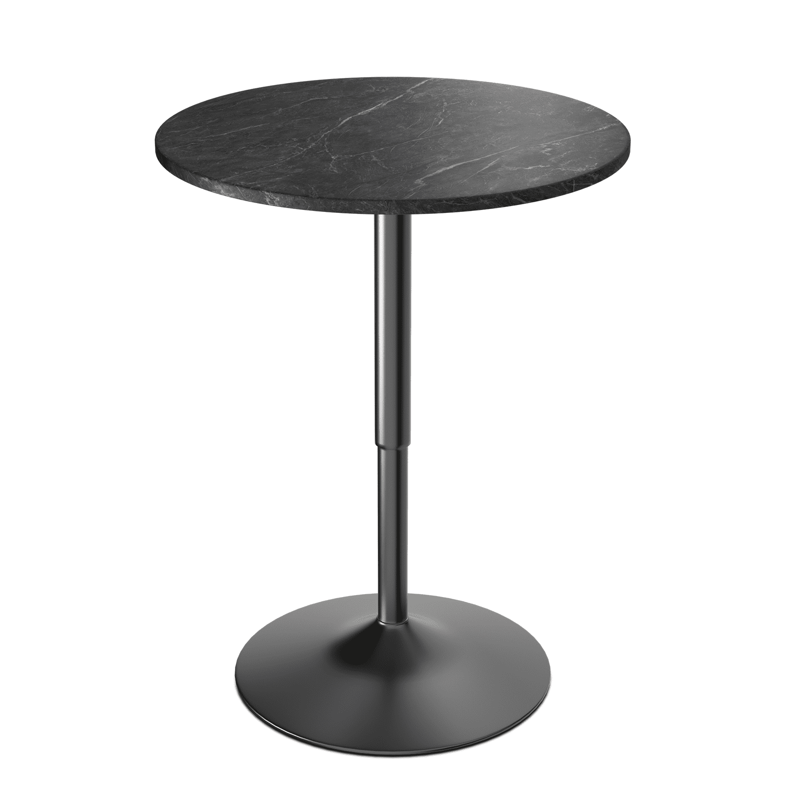 Free Shipping! MoNiBloom Modern Round Bar Table, Height Adjustable Bar ...