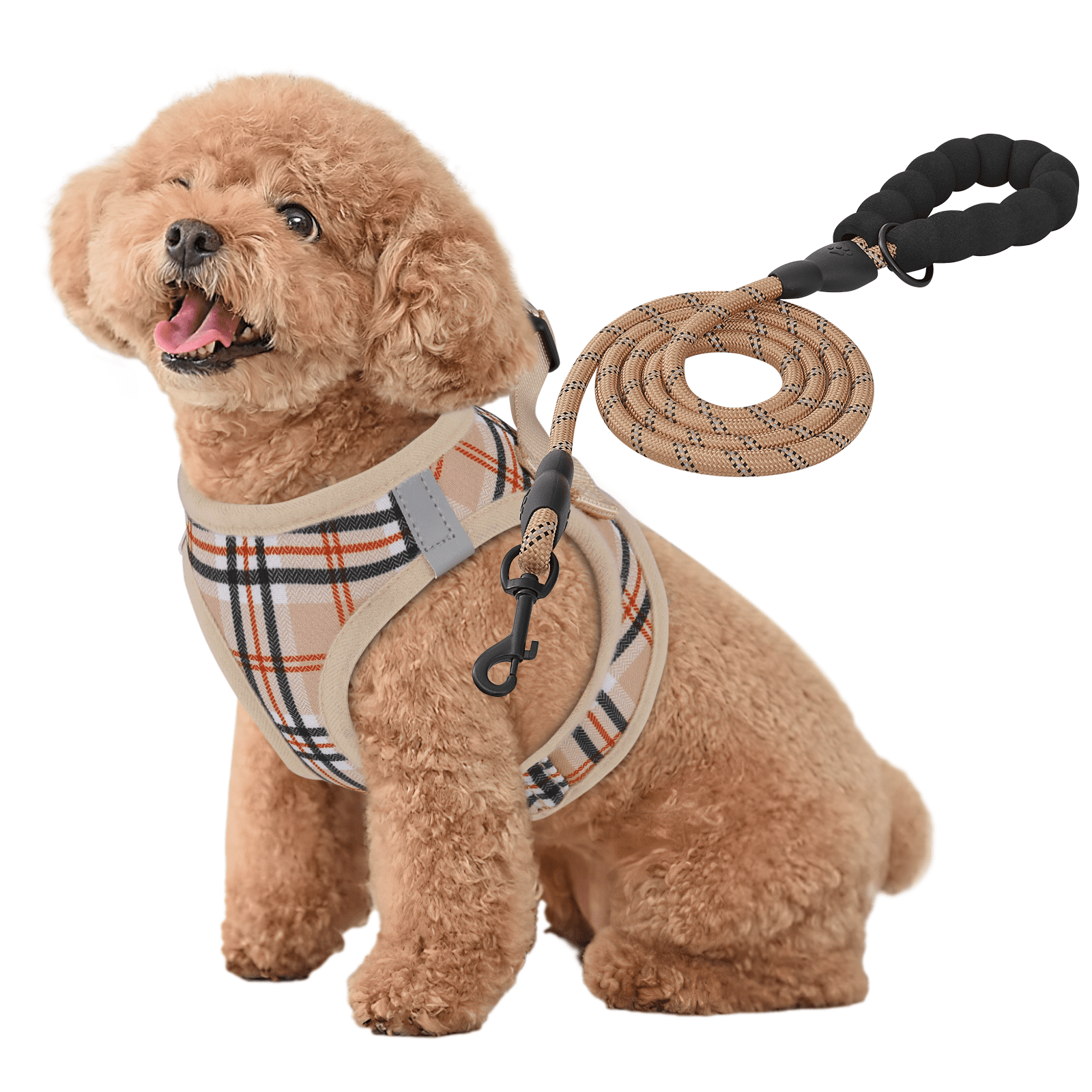 MoNiBloom No Pull Dog Harness with Leash, No Choke Reflective Pet Vest ...