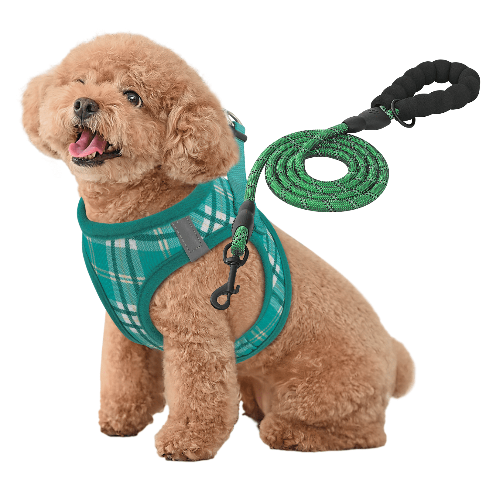MoNiBloom No Pull Dog Harness with Leash, No Choke Reflective Pet Vest ...