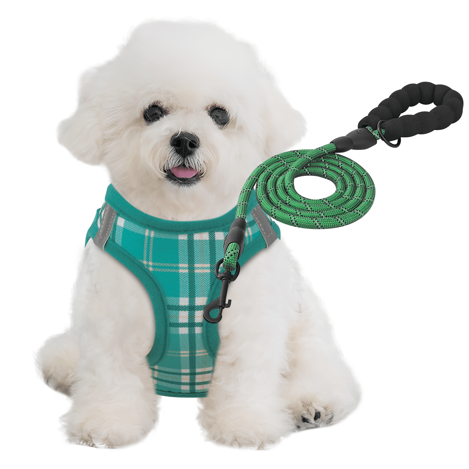 MoNiBloom No Pull Dog Harness with Leash, No Choke Reflective Pet Vest ...