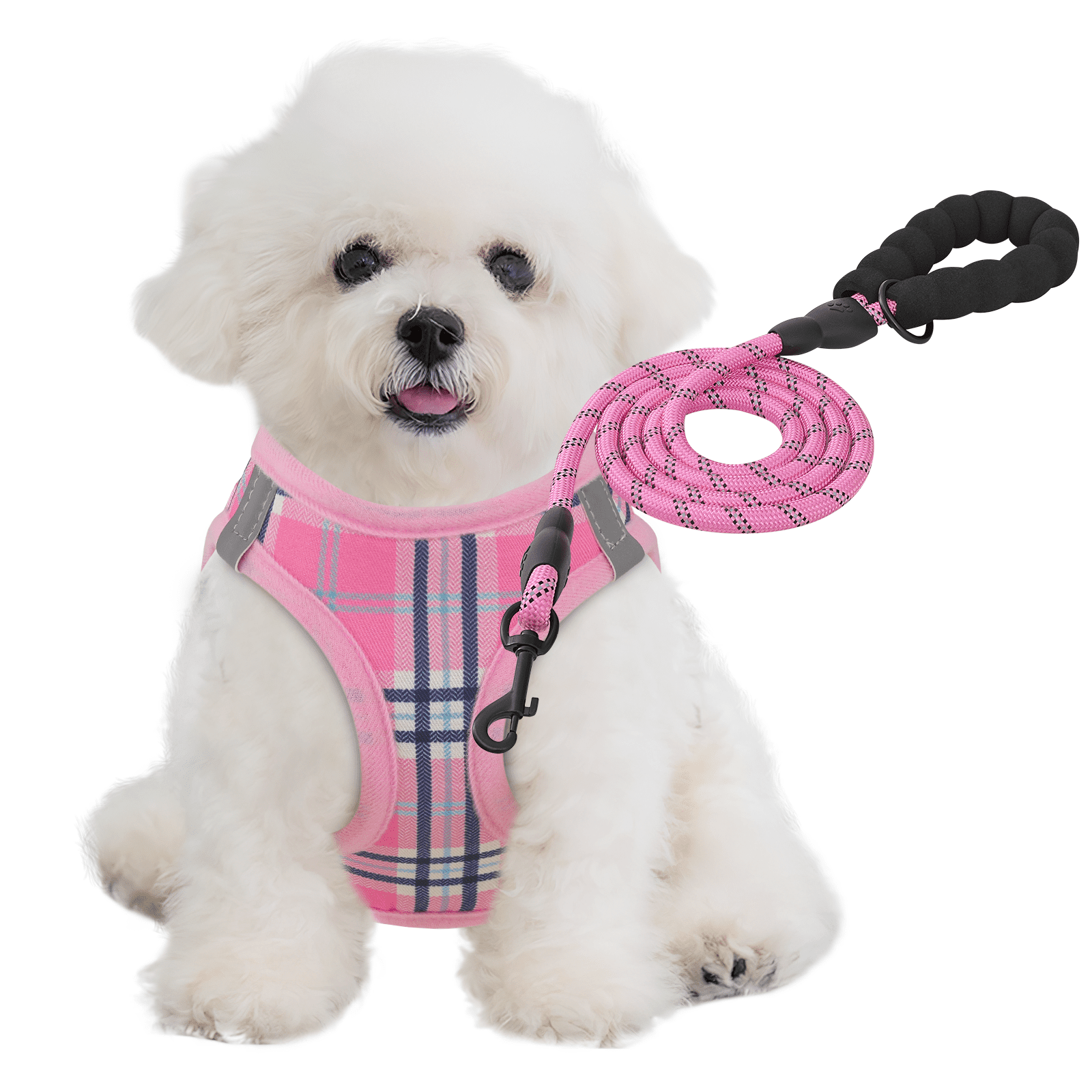 MoNiBloom No Pull Dog Harness with Leash, No Choke Reflective Pet Vest ...
