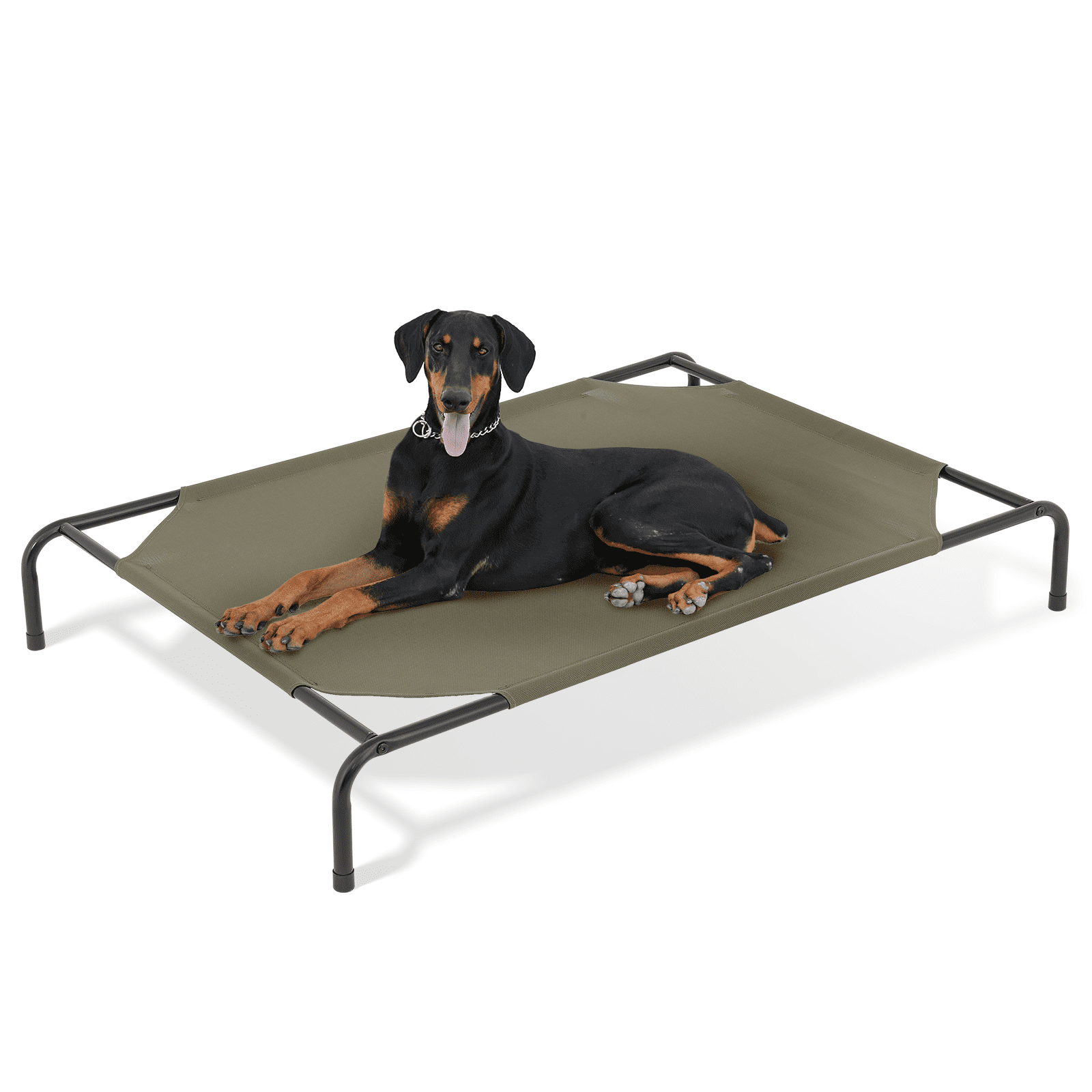 MoNiBloom Portable Raised Pet Cot for Large Dog, Heavy Duty Dog Bed ...