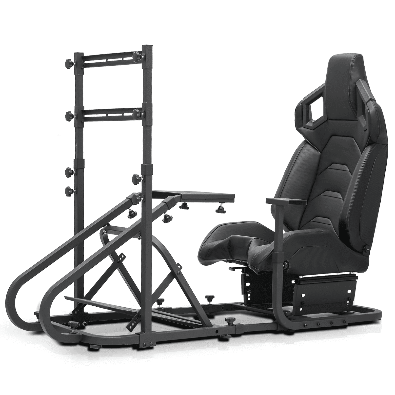 MoNiBloom Racing Gaming Seat + Simulator Cockpit Set for Logitech, PS5 ...