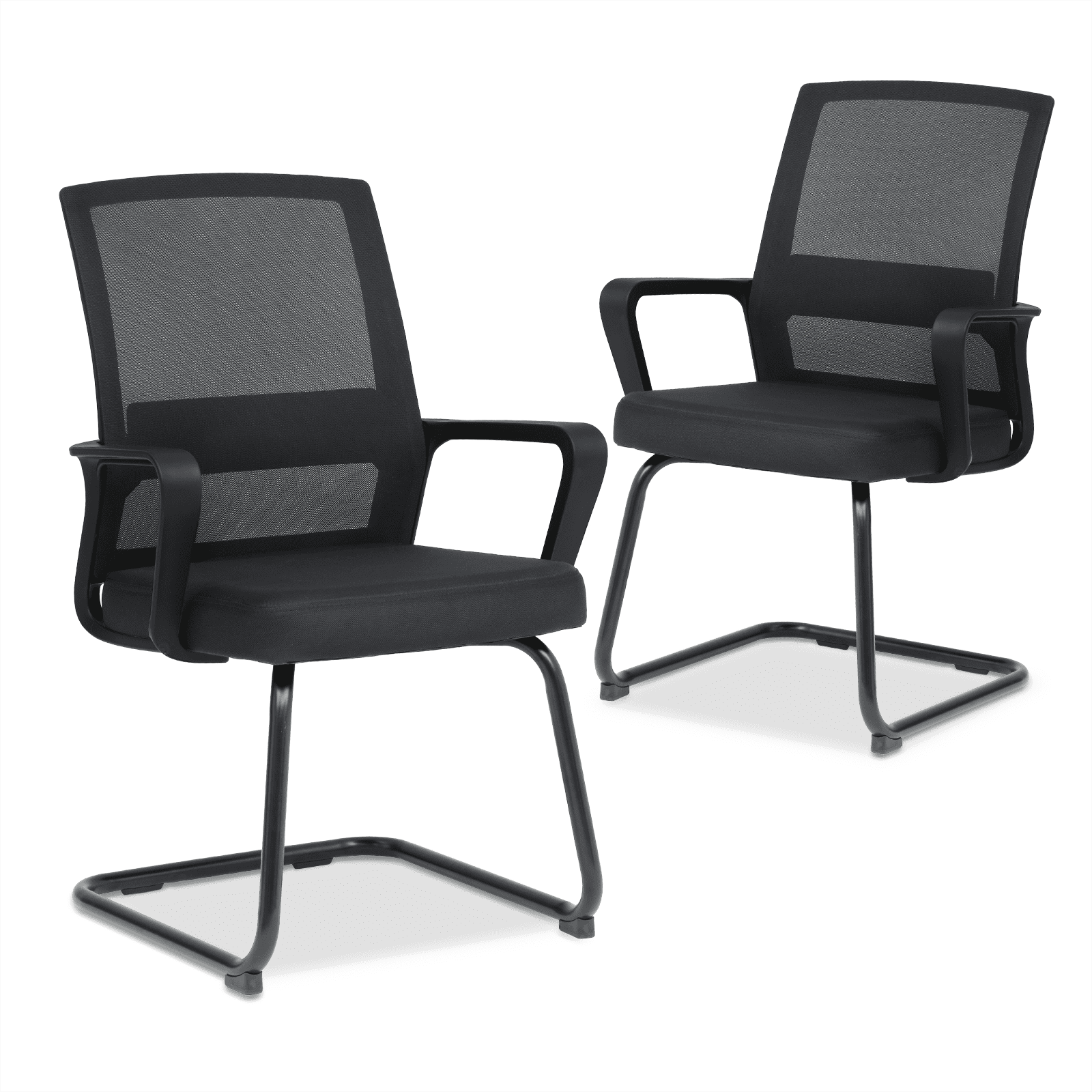 MoNiBloom Set of 2 Reception Conference Chairs, Office Meeting Room ...