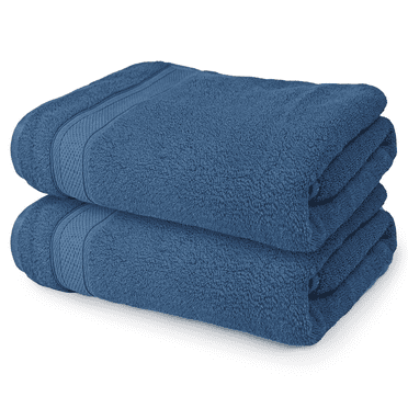MoNiBloom Set of 4 Cotton Bath Towels, 27"x54" Large Bath Towels, Super ...