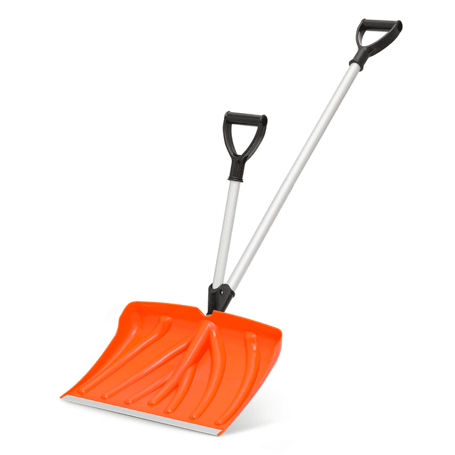 MoNiBloom Ergonomic Snow Shovel with Car Edge, Winter-Ready, Spring ...