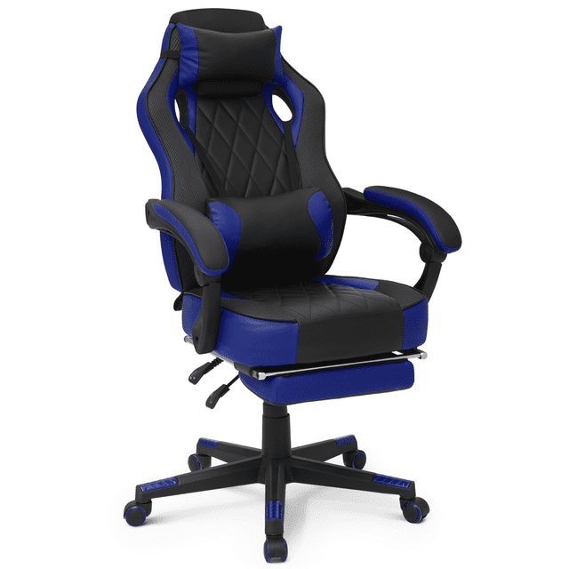 MoNiBloom Ergonomic Swivel Gaming Chair, High Back PC Gamer Seat with ...