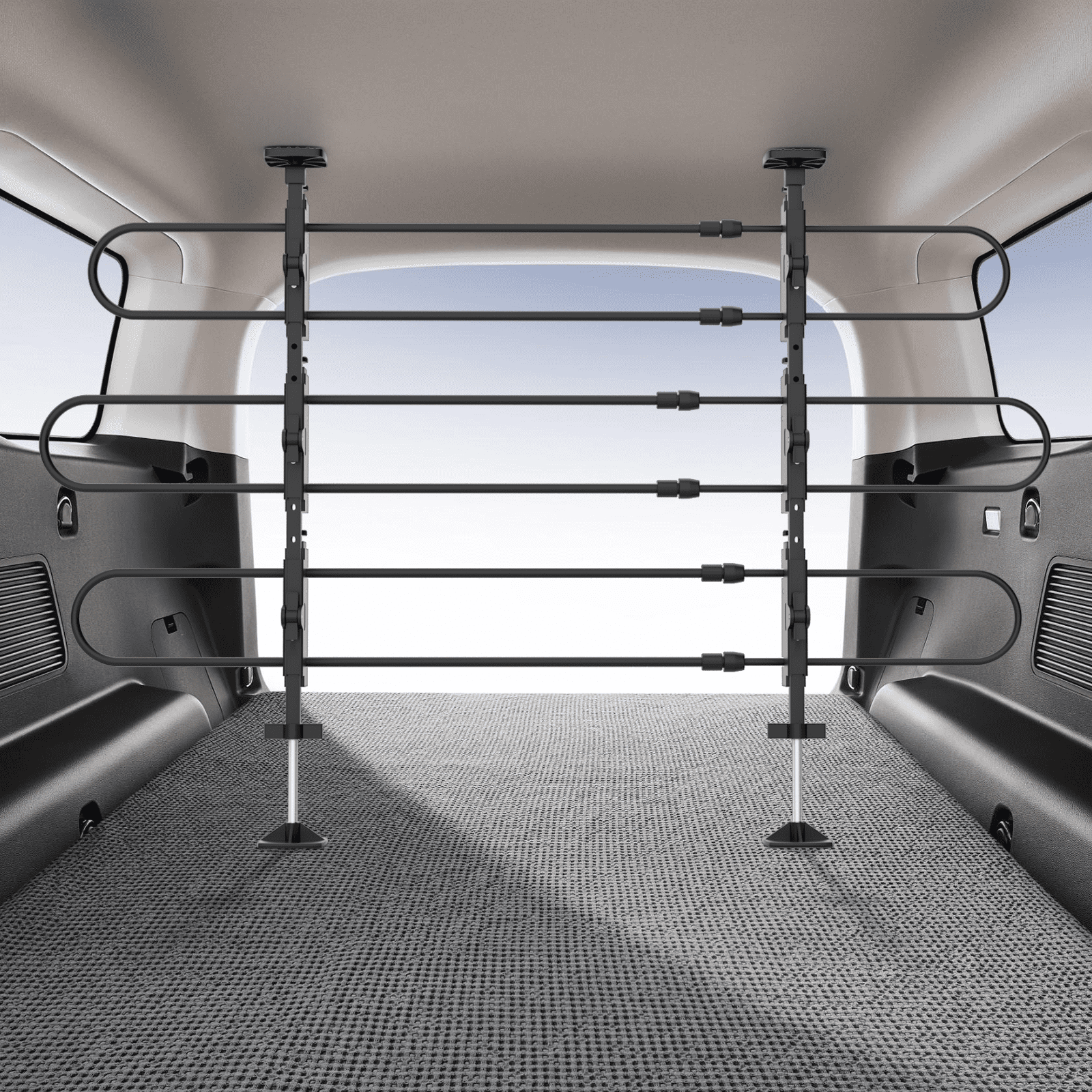 MoNiBloom Vehicle Pet Barrie, Adjustable Universal for Cars, SUVs ...