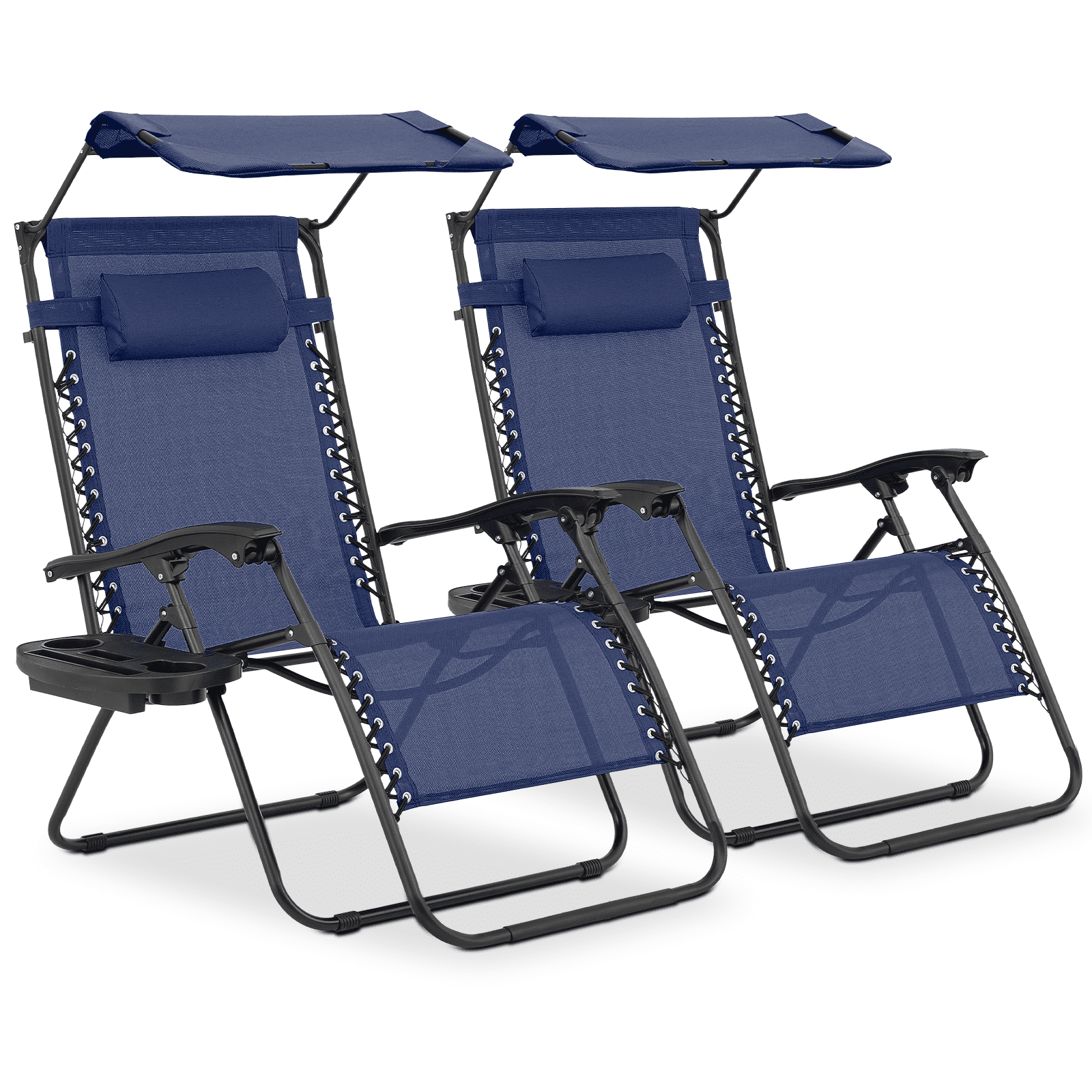 MoNiBloom Zero Gravity Lounge Chairs Set of 2, Folding Outdoor Patio ...