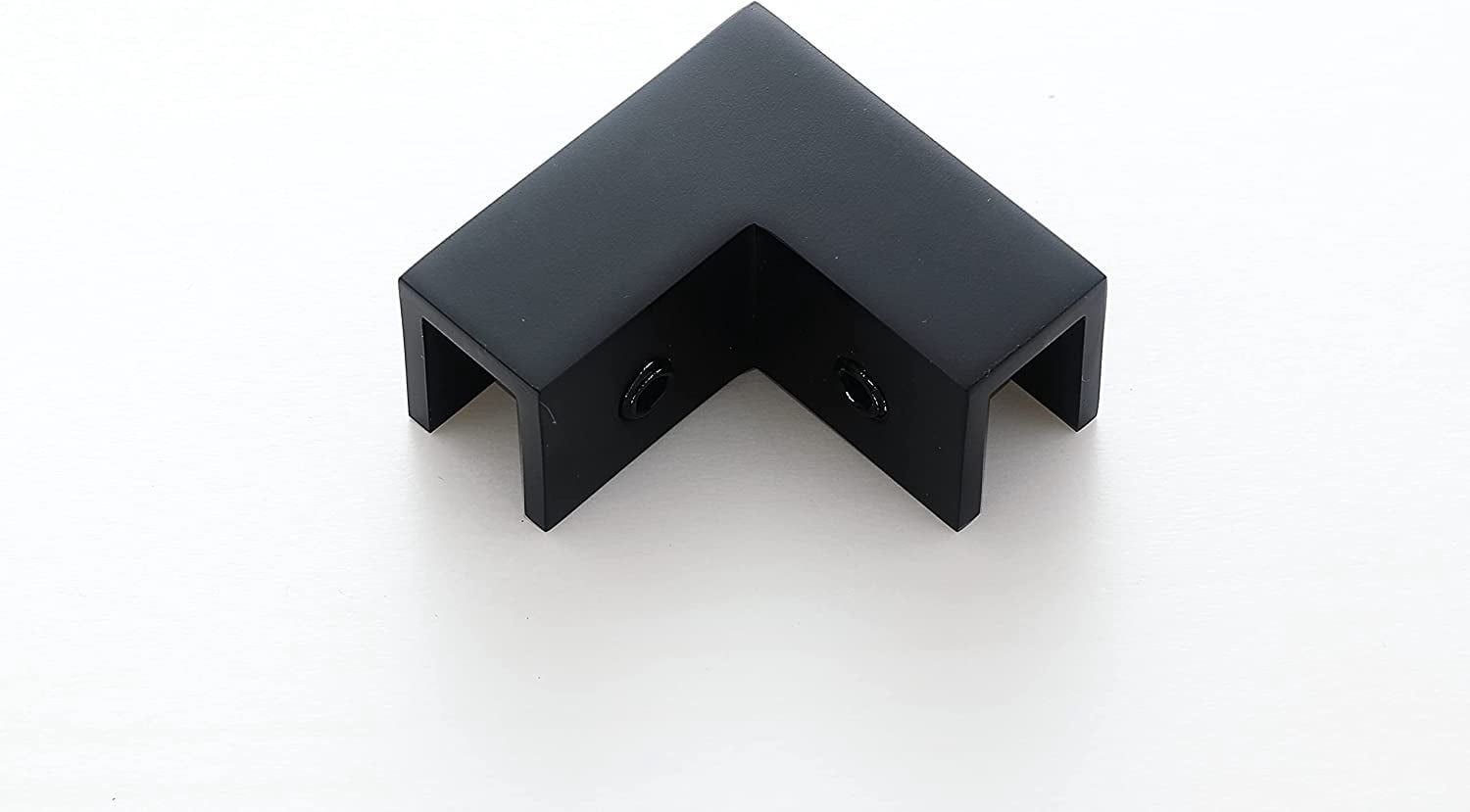 MoSweet 90-Degree Brass Glass to Glass Clamp Sleeve Over Shower Door ...