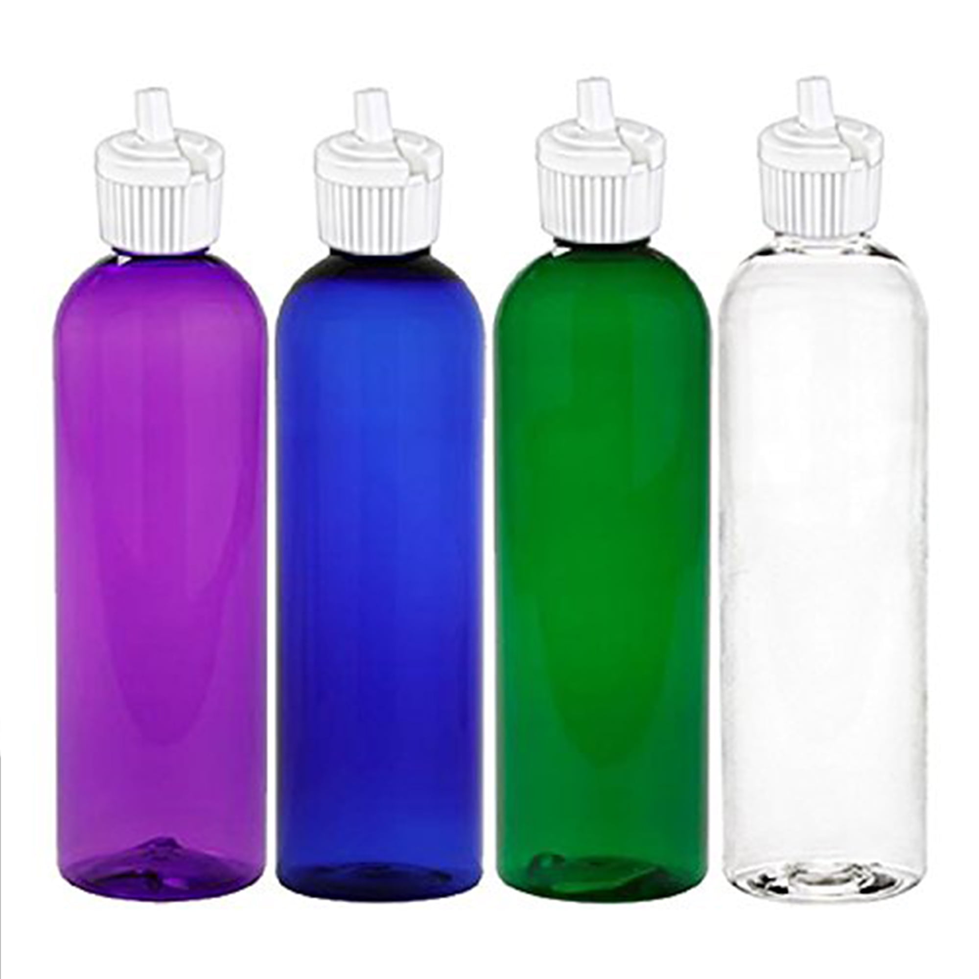 MoYo Natural Labs 4 oz Squirt Bottles, Squeezable Empty Travel Containers, BPA Free PET Plastic ...