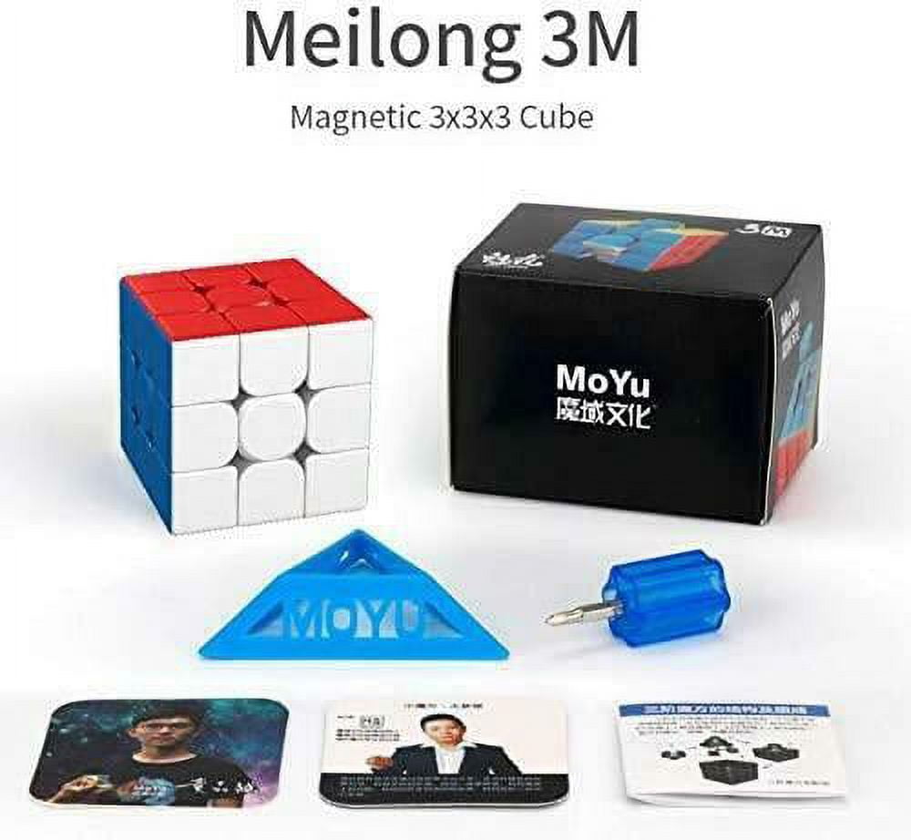 MoYu MeiLong 3M Magnetic 3x3x3 Stickerless Speed Cube - Walmart.com