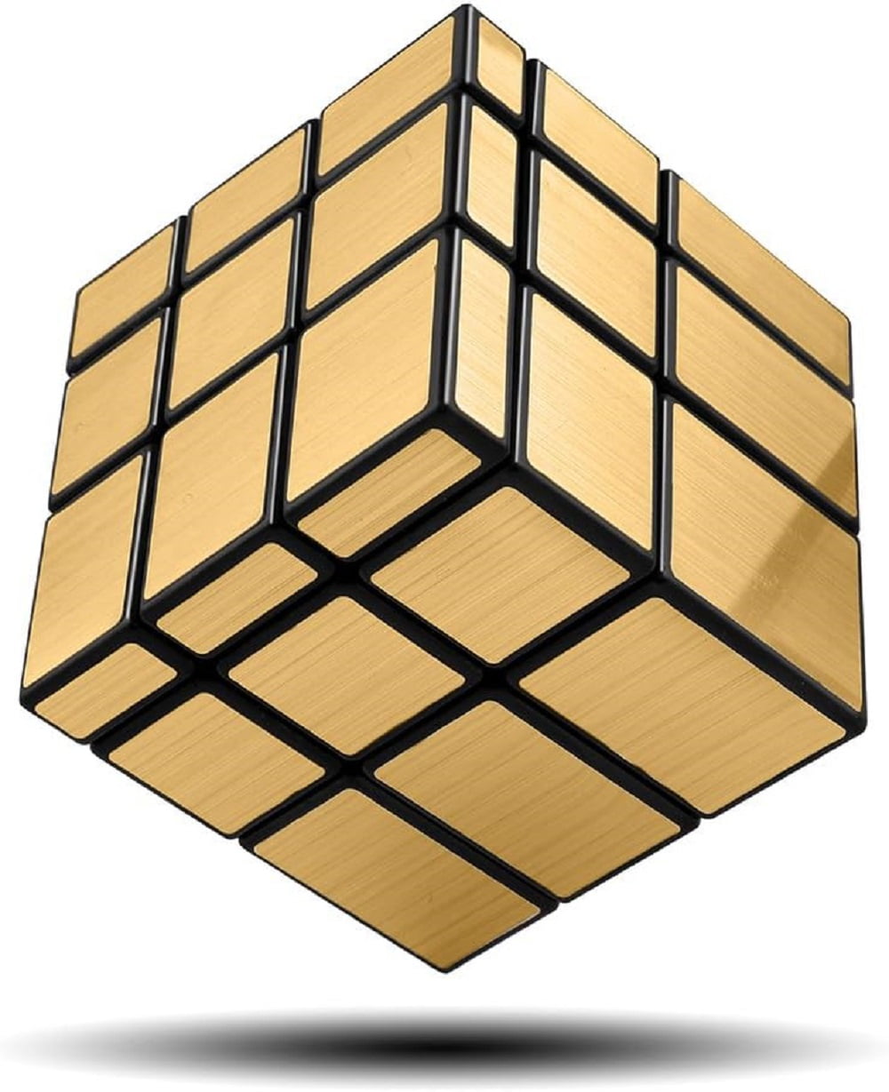 MoYu MeiLong 3x3 Gold Mirror Speed Cube - Original Magic Puzzle Toy for ...