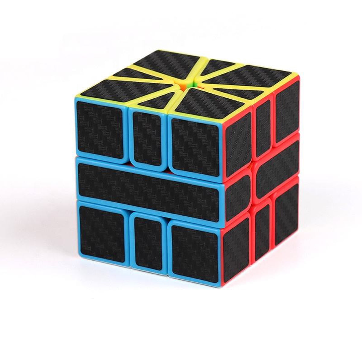 MoYu Meilong SQ1 3X3 Magic Cube Speed Puzzle Games Cube（Carbon Fiber ...